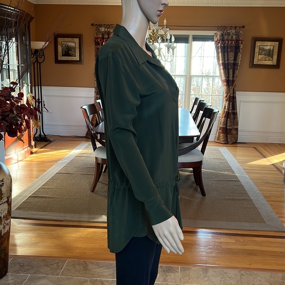 Rory Beca | Tops | Rory Beca Grace Silk Drawstring Tunic Xs | Poshmark
